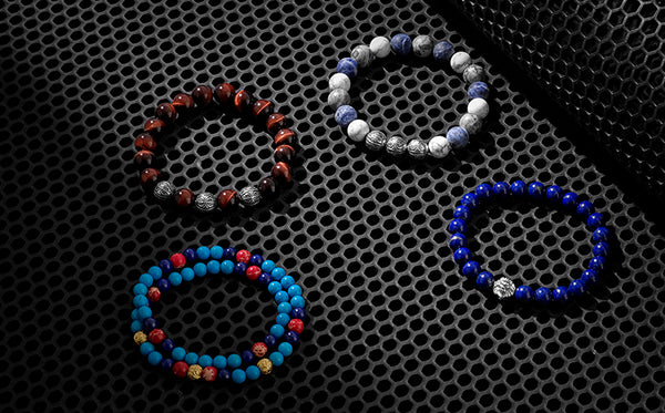 Luxury Men's Beaded Bracelets - Atolyestone